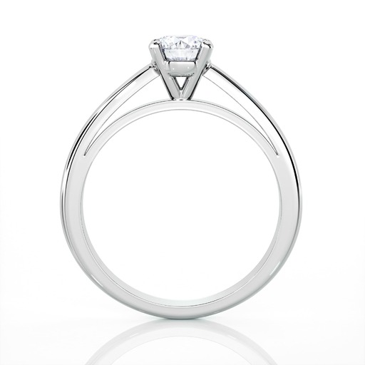 Solitaire diamant, bague de fiançailles en diamants certifiés