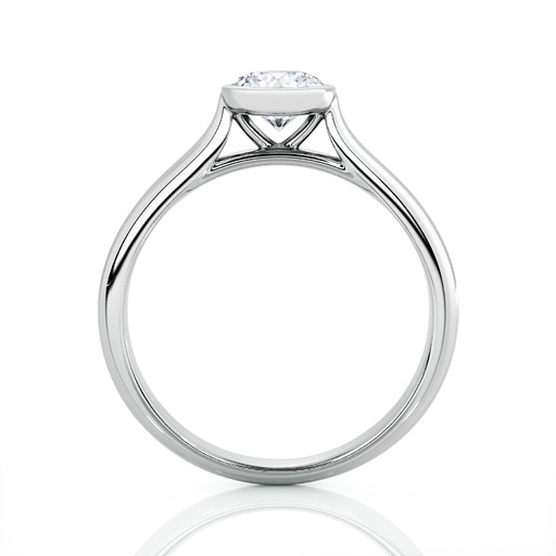 Solitaire diamant, bague de fiançailles en diamants certifiés